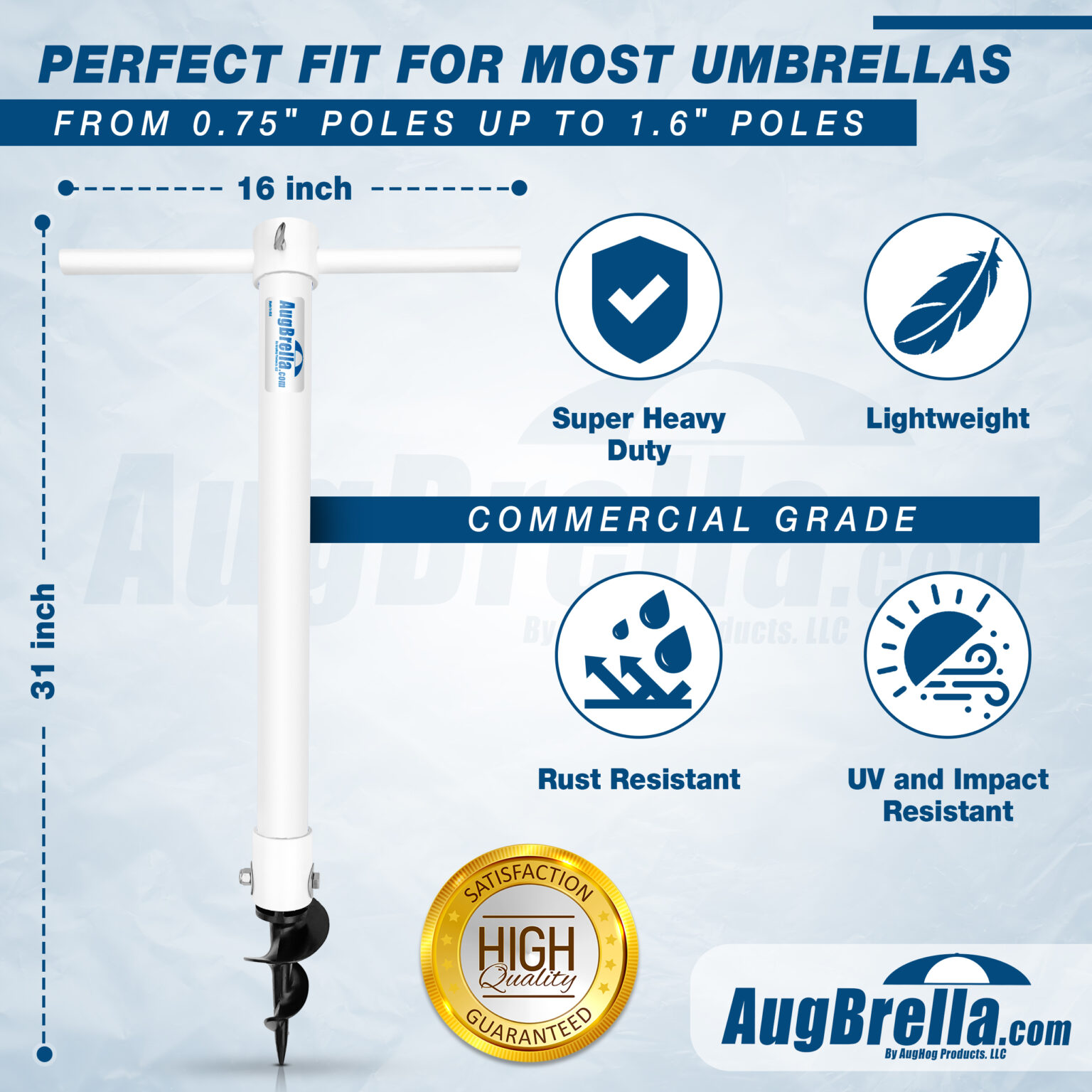 AugBrella – The Best Beach Umbrella Anchor