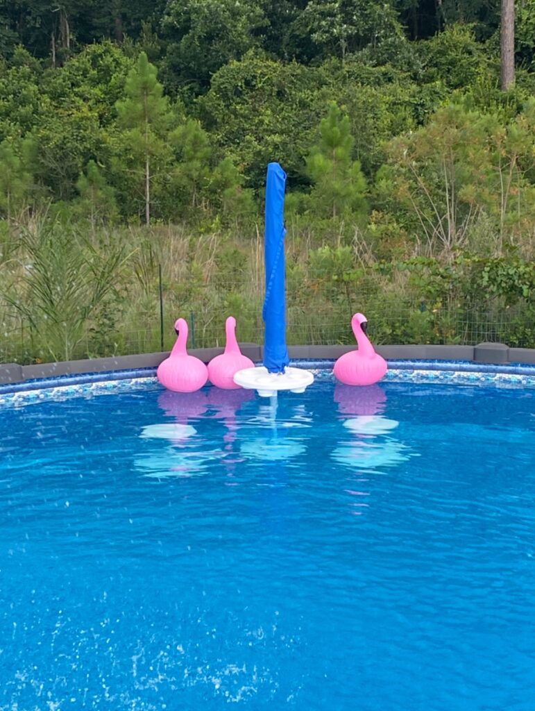 Relaxation Station Swimming Pool Table and Stools