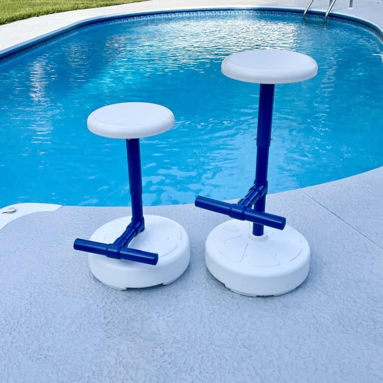 Relaxation Station Swimming Pool Table and Stools